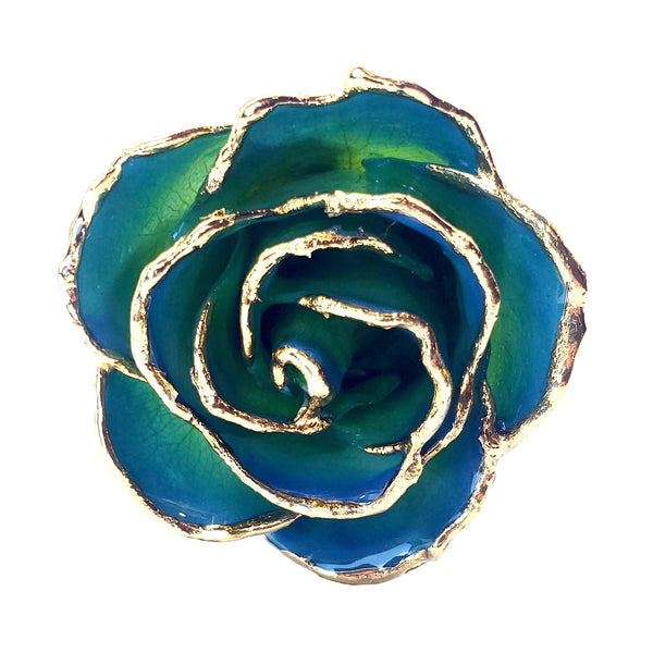 24K Gold Forever Rose - Blue Meadow - The Forever Rose